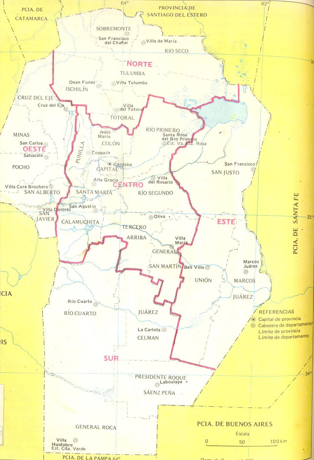 ¿Cuál es la división política de la provincia de Córdoba? Epicentro ...